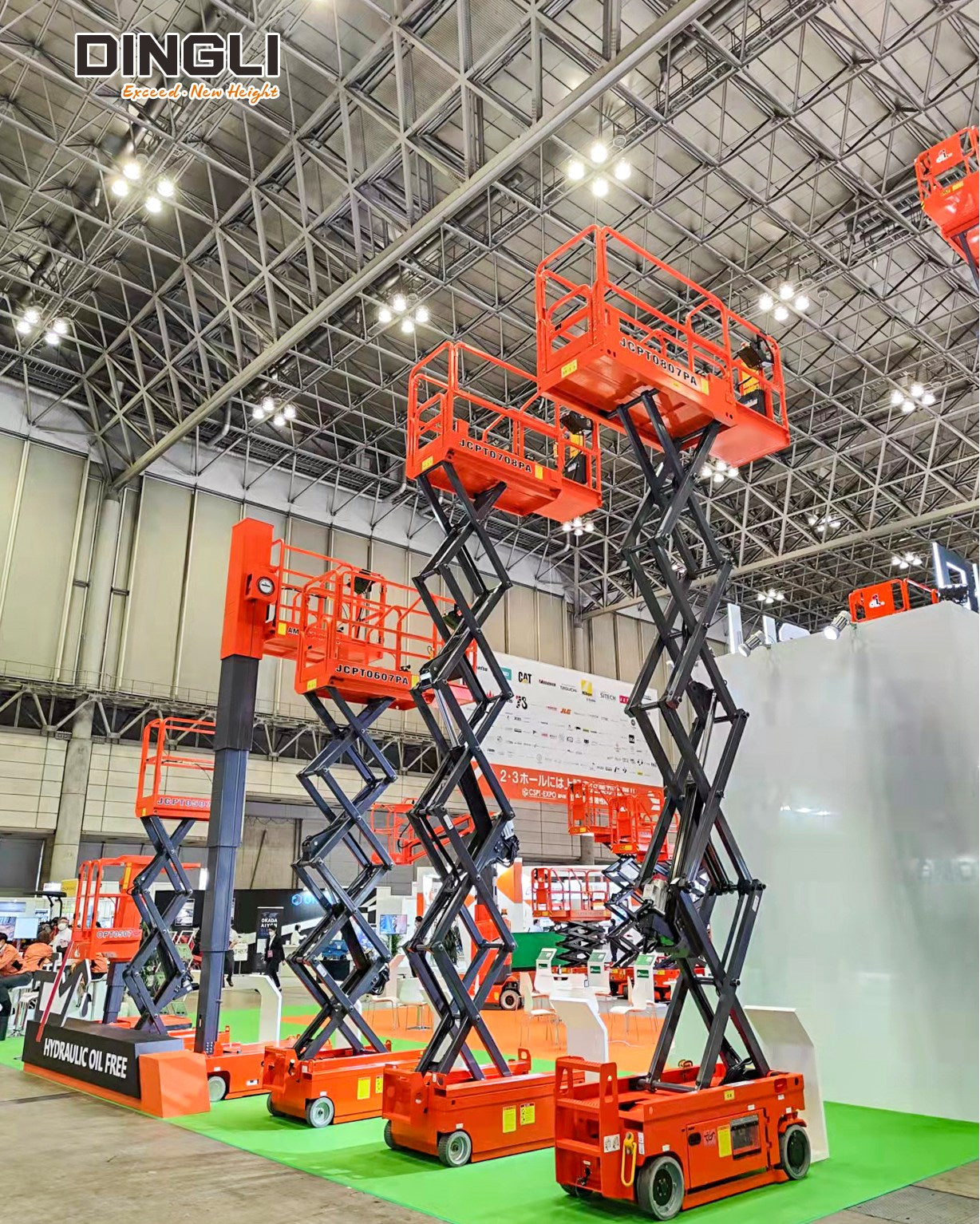 Plataforma de Tijera Eléctrica JCPT1212AC – grupolacadena..mx